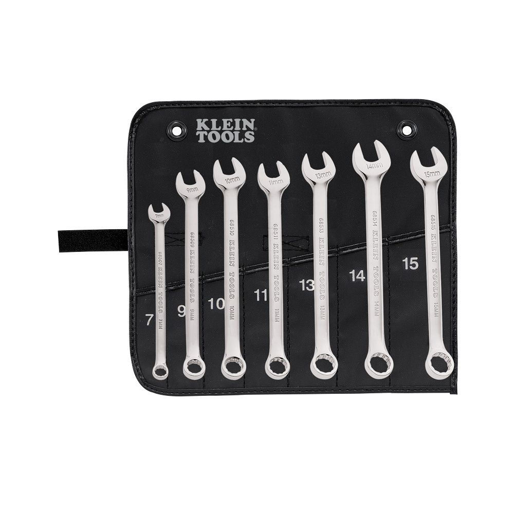 Klein Tools 7-Piece Metric Combination Wrench Set - 68500 - Power ...