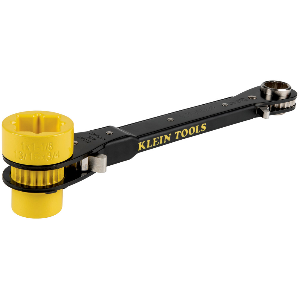 Klein Tools Heavy-Duty 6-in-1 Lineman's Ratcheting Wrench - KT155HD ...