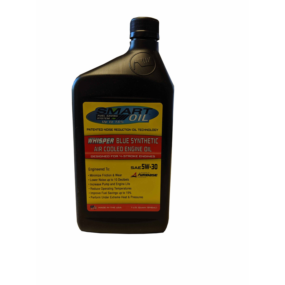 EMAX Smart Oil Whisper Blue 1 Quart Synthetic Air Cooled Engine Oil ...