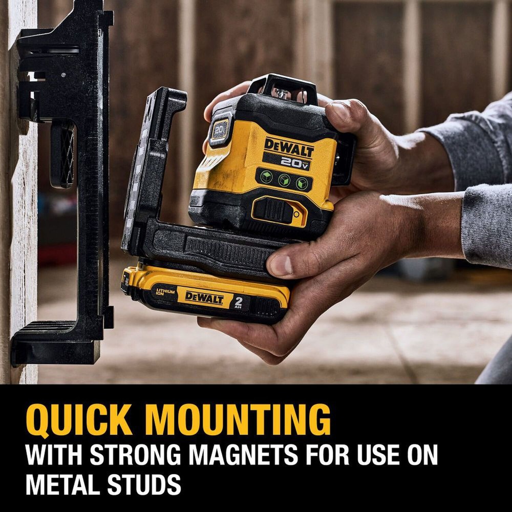 Dewalt 20V Lithium-Ion Cordless 3x360 Line Laser Kit (2 Ah)
