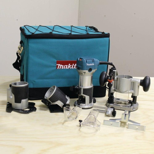 Makita 1-1/4 HP Compact Router Kit with Attachments