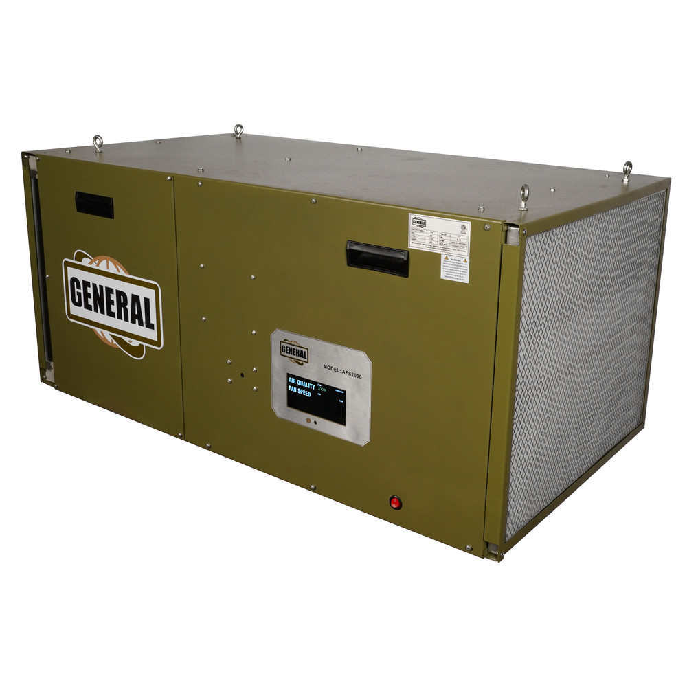General International 1750, 1300 and 880 CFM Commercial Air Filtration ...