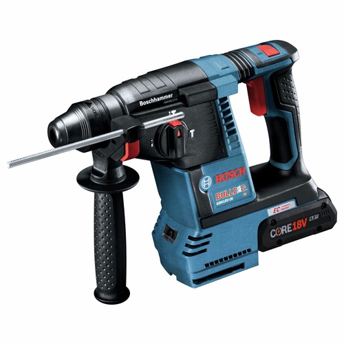Factory Reconditioned Bosch 18V Brushless Lithium-Ion 1 in. Cordless SDS-Plus Bulldog Rotary ...