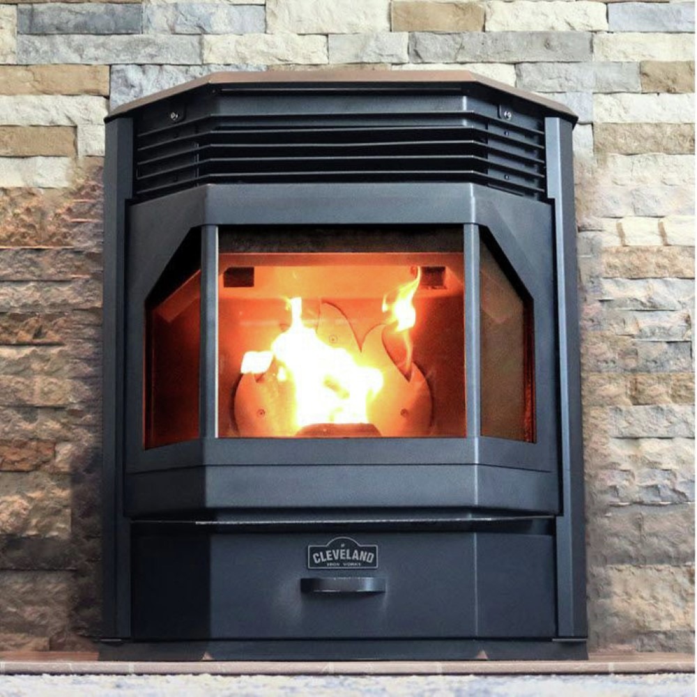 Cleveland Iron Works 52,000 BTU BayFront Pellet Stove