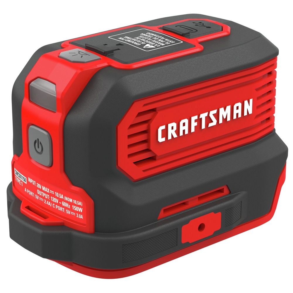 Factory Reconditioned Craftsman V20 150W Power Inverter (Tool Only ...