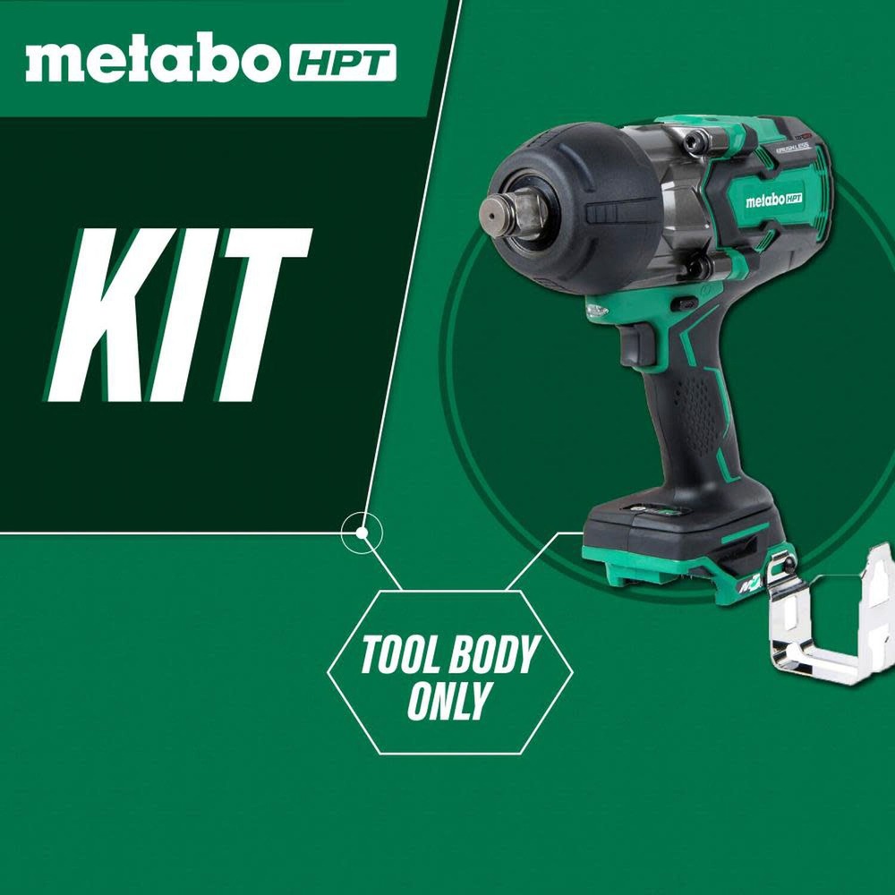 Metabo HPT MultiVolt 3/4 in. 812 ft-lbs High Torque Impact Wrench (Tool ...