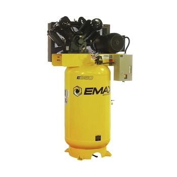 EMAX 10 HP 80 Gallon 2-Stage Single Phase 38 CFM 100 PSI Industrial V4 ...
