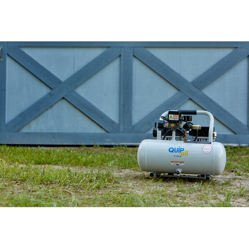 Quipall 1 HP 2 Gallon Oil-Free Hotdog Air Compressor