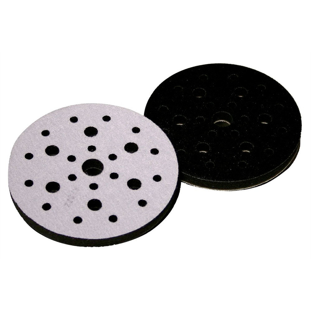 3M 2-Piece Hookit 6 in. x 1/2 in. x 3/4 in. Soft Interface Pad Set ...