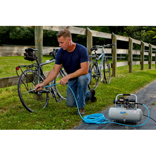 Quipall 1 HP 2 Gallon Oil-Free Hotdog Air Compressor