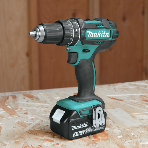 Factory Reconditioned Makita 18V LXT Lithium Ion Cordless 1 2 in. Hammer Driver Drill Kit