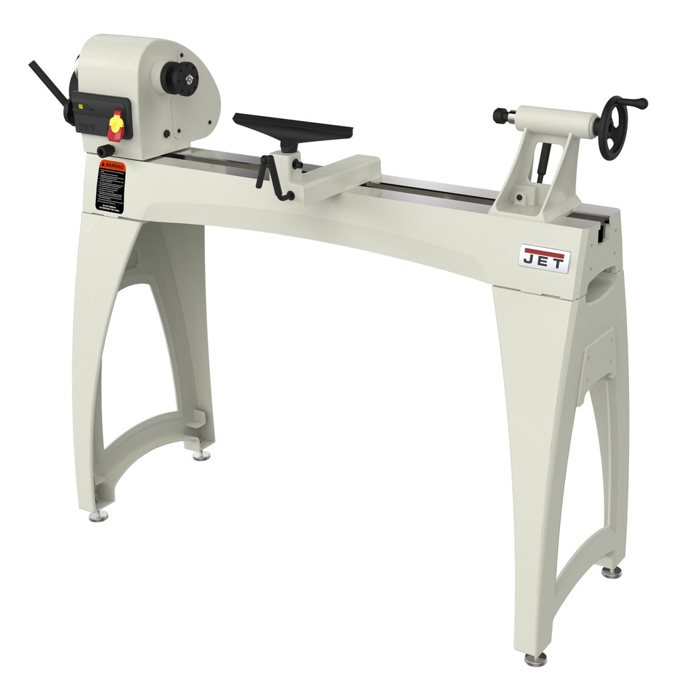 JET JWL-1440VSK 14.5 in. x 40 in. 1 HP Single Phase Woodworking Lathe ...