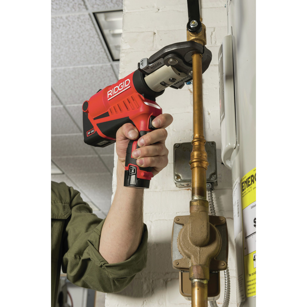 Ridgid RP 240 Press Tool Kit with 1/2 in. - 1-1/4 in. ProPress Jaws