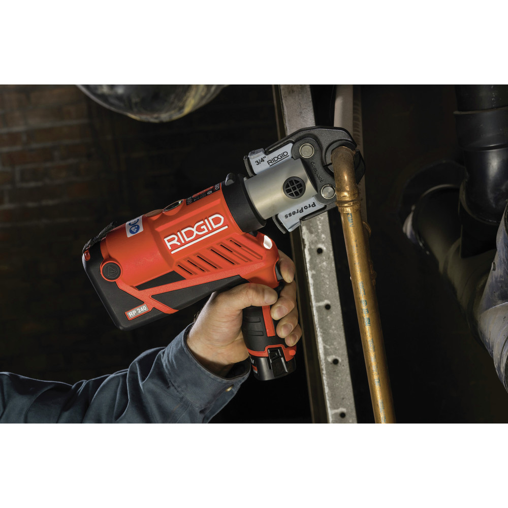 Ridgid RP 240 Press Tool Kit with 1/2 in. - 1-1/4 in. ProPress Jaws