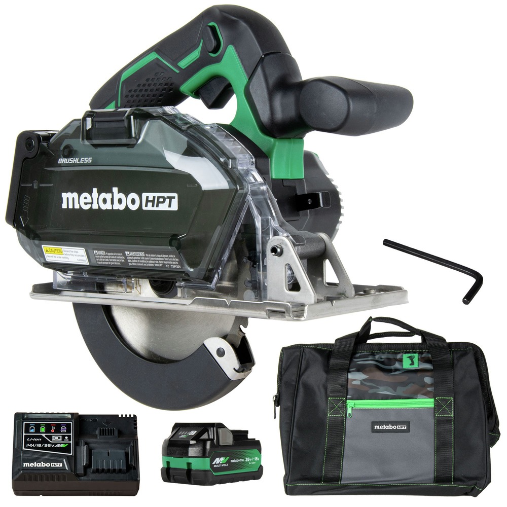 Metabo HPT 18V MultiVolt Brushless Lithium-Ion 5-3/8 in. Up to 5-7/8 in ...