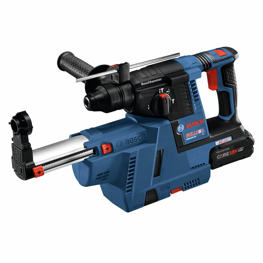 Bosch 18V Bulldog Brushless Lithium-Ion 1 in. Cordless SDS-Plus Rotary ...