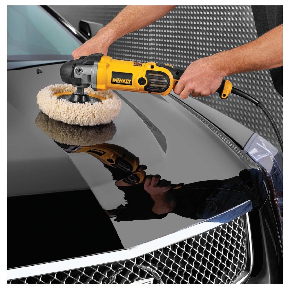 Dewalt 120V 12 Amp Variable Speed 7 in. to 9 in. Corded Polisher with ...