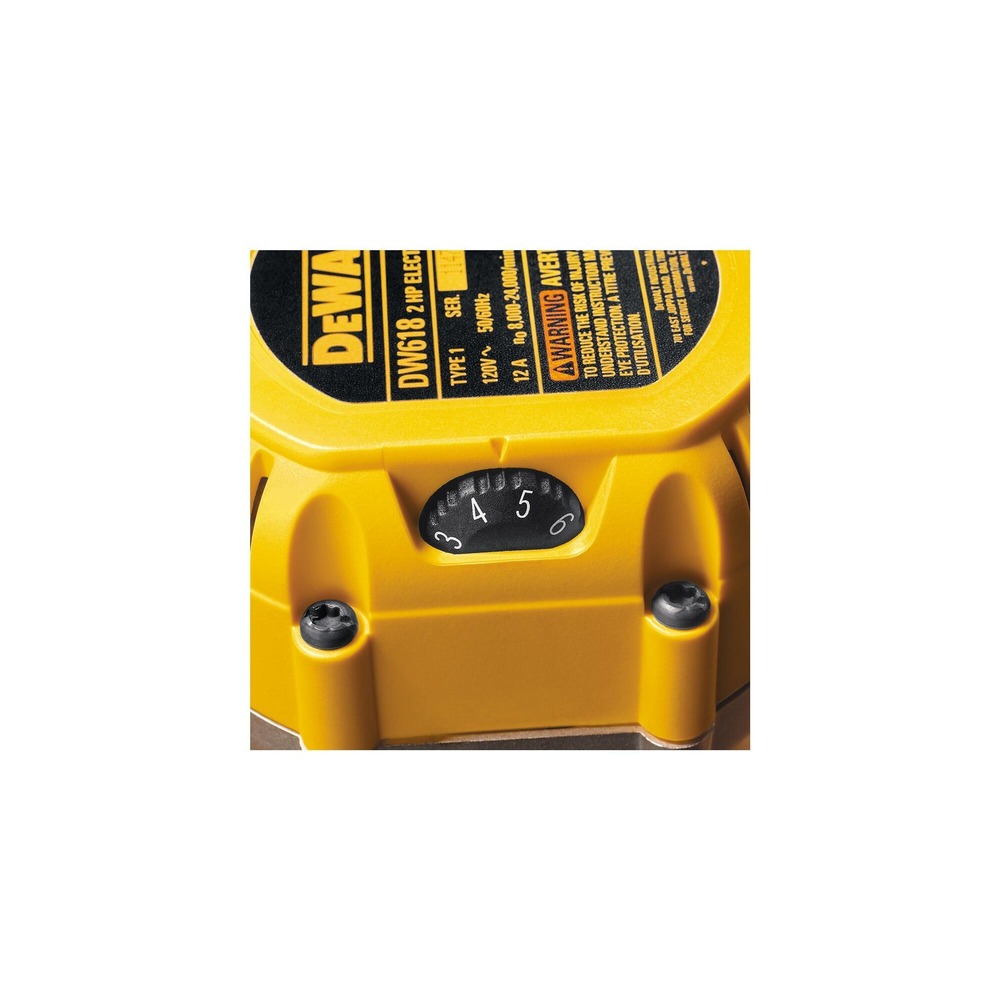 Factory Reconditioned Dewalt 2-1/4 HP Corded EVS Fixed Base/Plunge ...