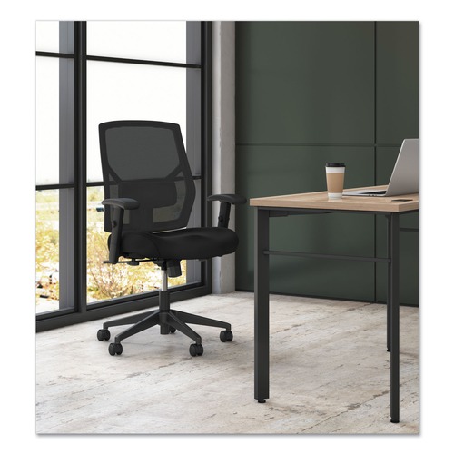 HON HVL581.ES10.T VL581 250 lbs. Capacity 18 in. to 22 in. Seat Height High Back Task Chair Black