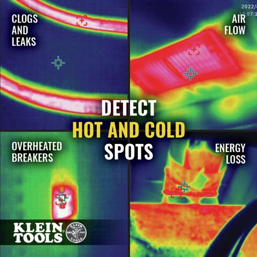 Klein Tools Rechargeable 10000 Pixels Thermal Imaging Camera with Wi-Fi