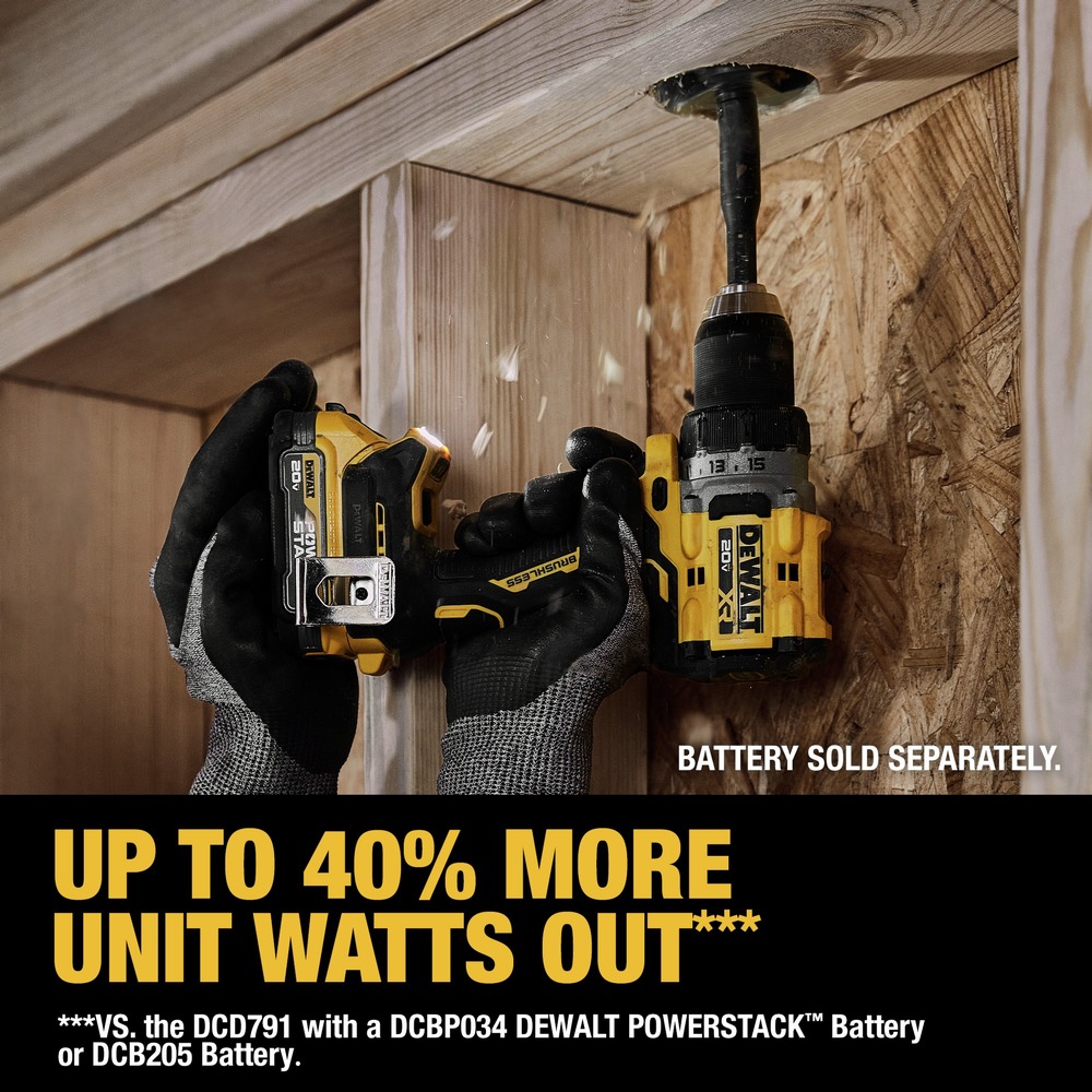 Dewalt DCD800B 20V MAX XR Brushless Lithium-Ion 1-2 in. Cordless Drill ...