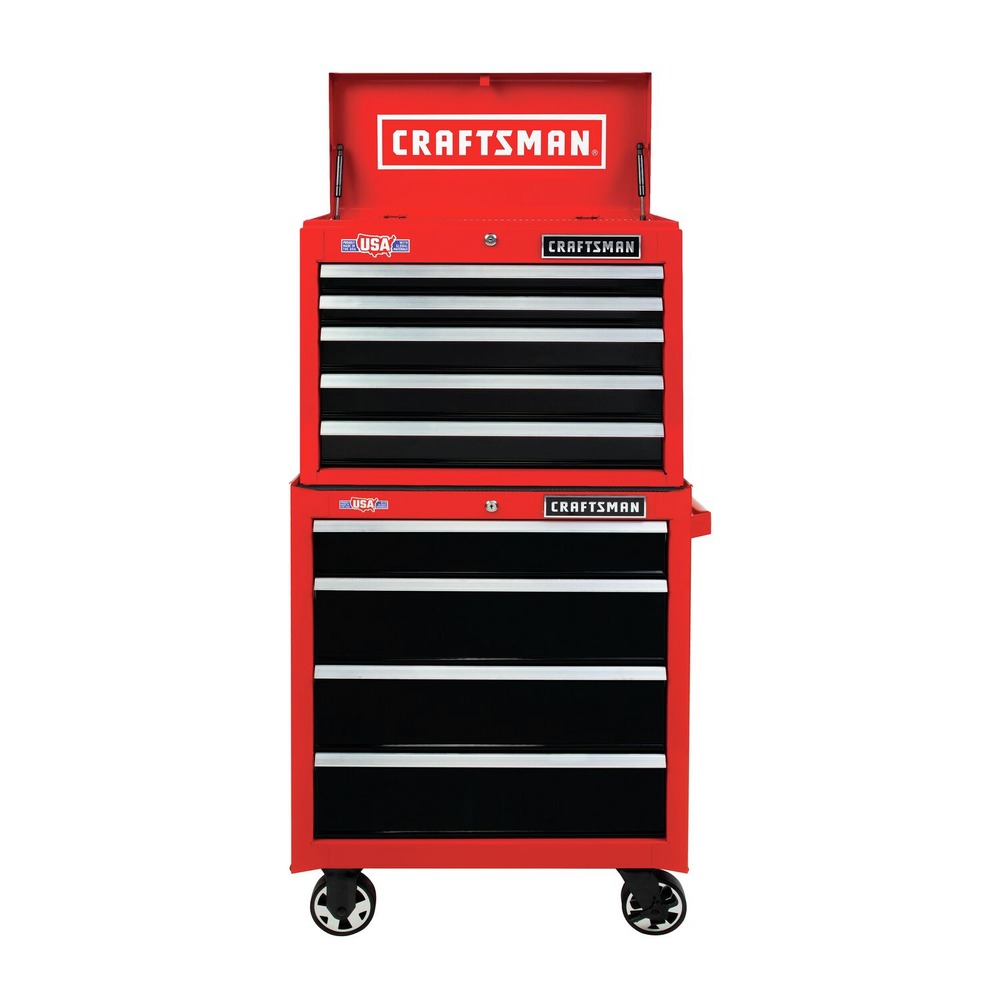 Craftsman CMST98215RB 26 in. 2000 Series 4-Drawer Rolling Tool Cabinet ...