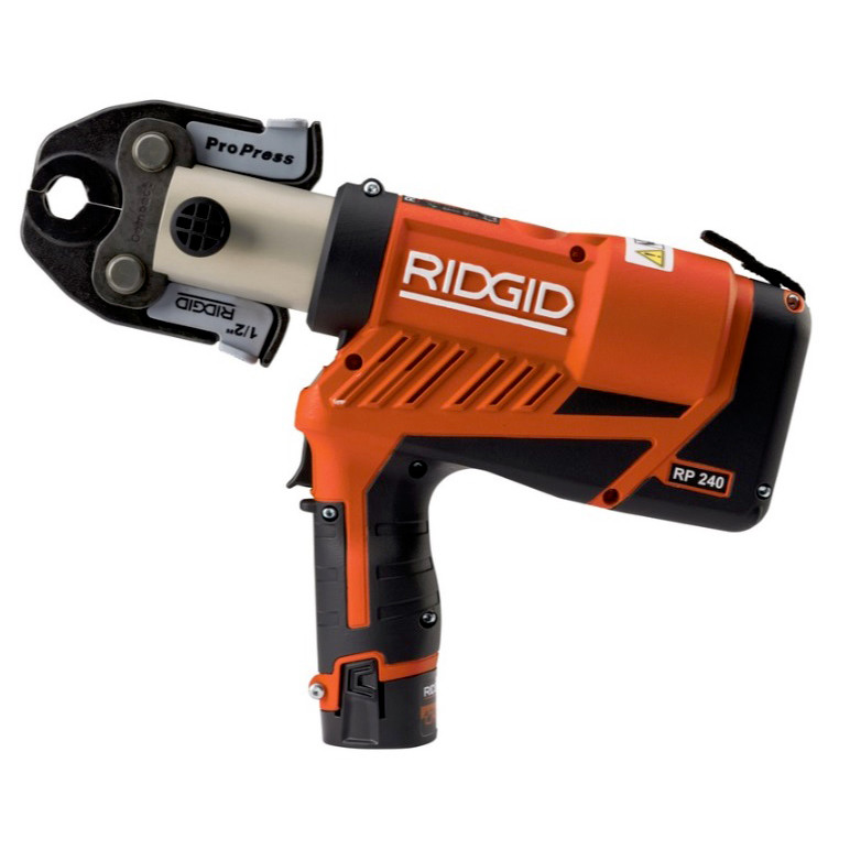Ridgid RP 240 Press Tool Kit with 1/2 in. - 1-1/4 in. ProPress Jaws