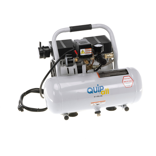 Quipall 1 HP 2 Gallon Oil-Free Hotdog Air Compressor