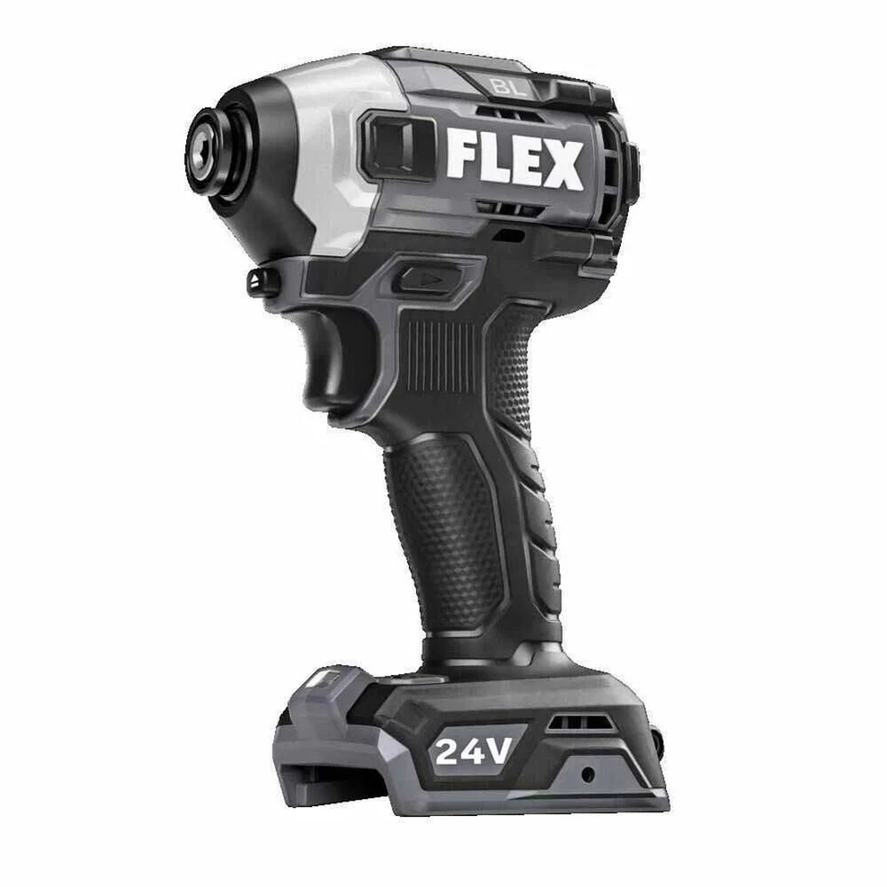 FLEX 24V Brushless 1/4 in. Cordless Quick Eject Hex Impact Driver (Tool ...