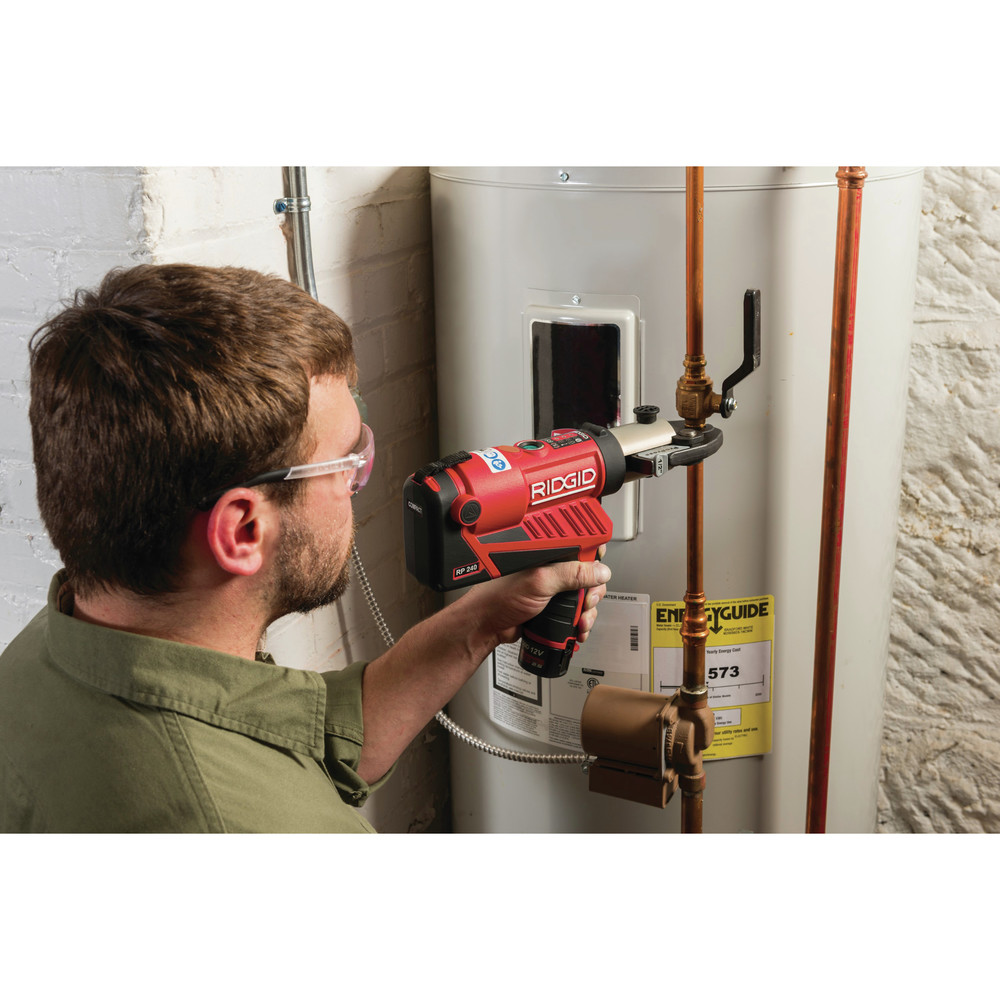 Ridgid RP 240 Press Tool Kit with 1/2 in. - 1-1/4 in. ProPress Jaws