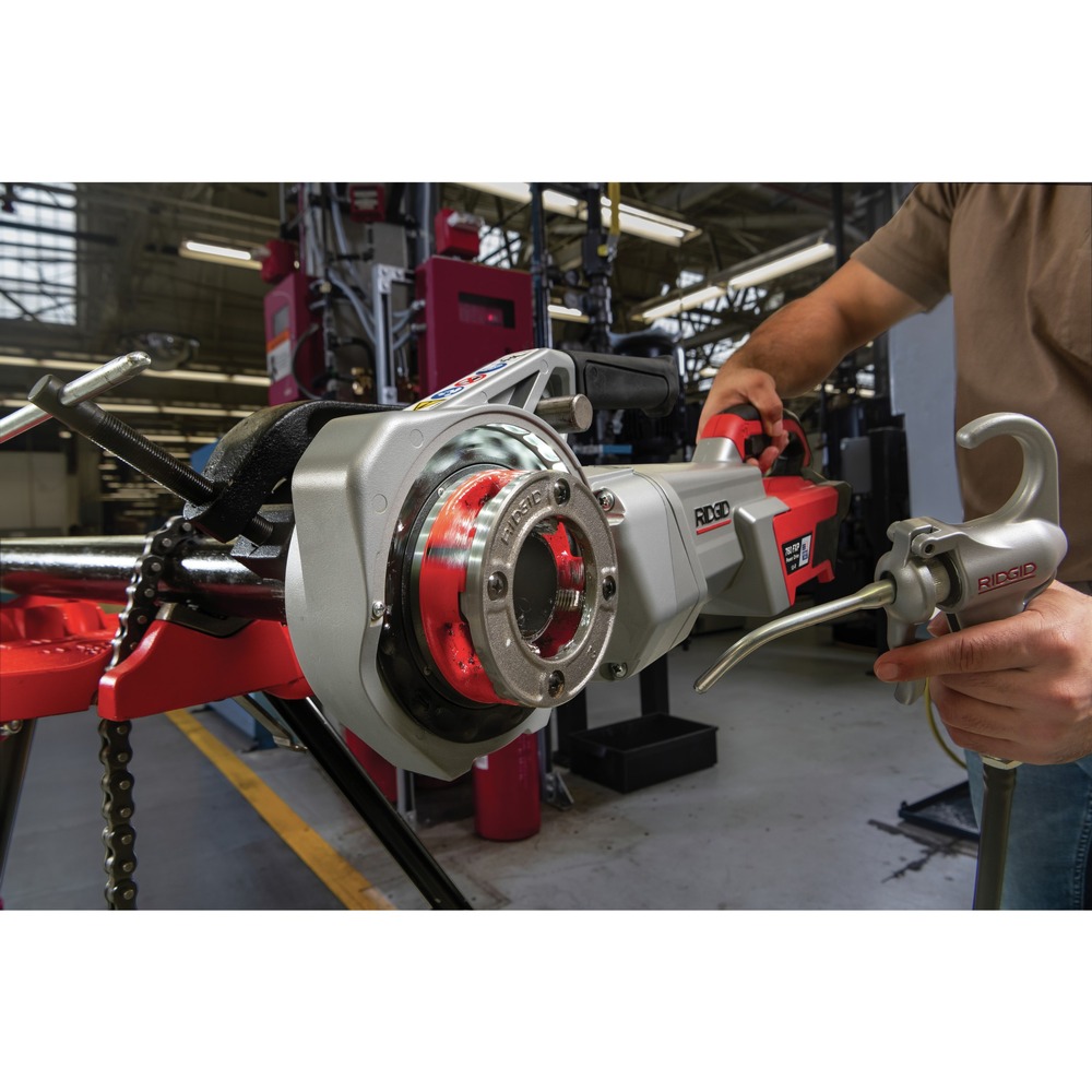 Ridgid 760 FXP 11-R Brushless Lithium-Ion Cordless Power Drive Kit with ...