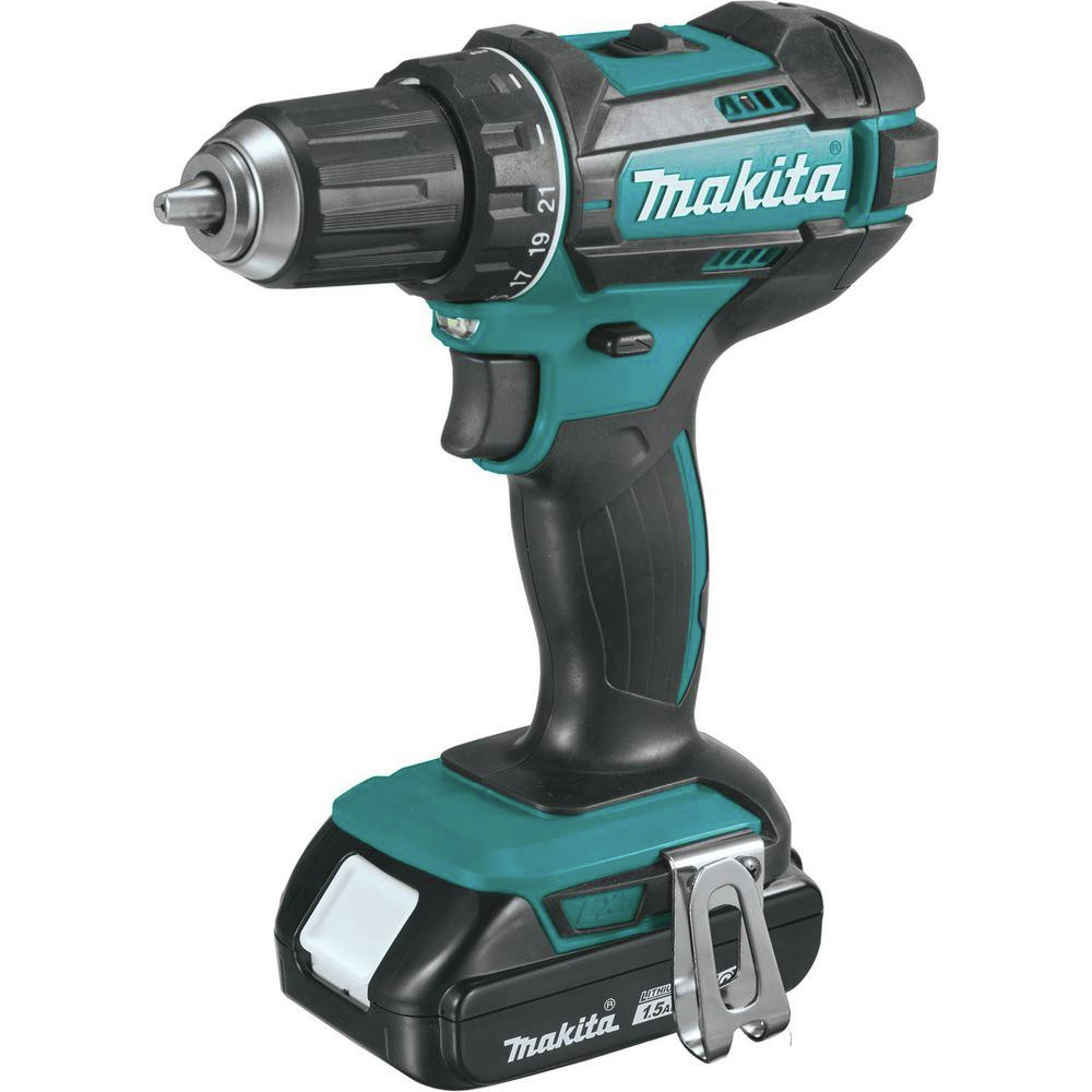 Factory Reconditioned Makita 18V LXT Brushed Lithium-Ion 1/2 in. Cordless Drill Driver/1/4 in ...
