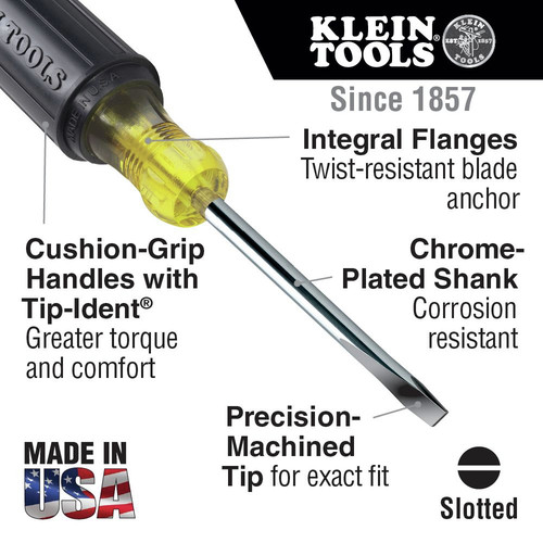slotted head screwdriver set