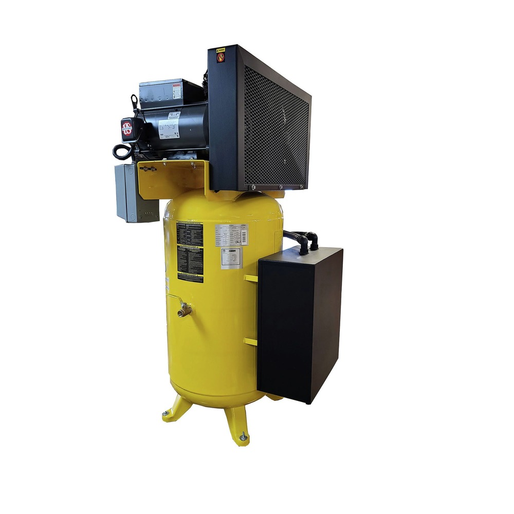 EMAX ES07V080V1 Industrial 7.5 HP 80 gal Oil-Lube Stationary Air ...