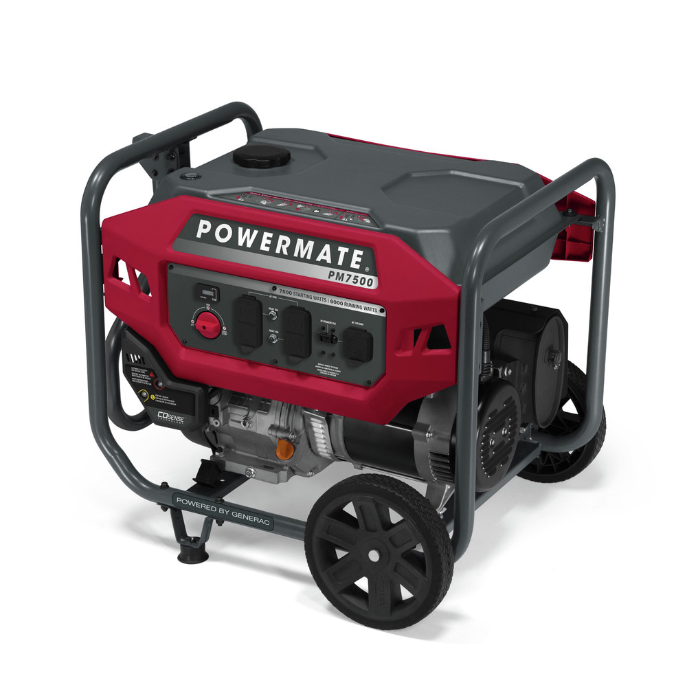 Powermate P0081400 PM7500 COsence 7500/6000 Watt 420cc Portable ...