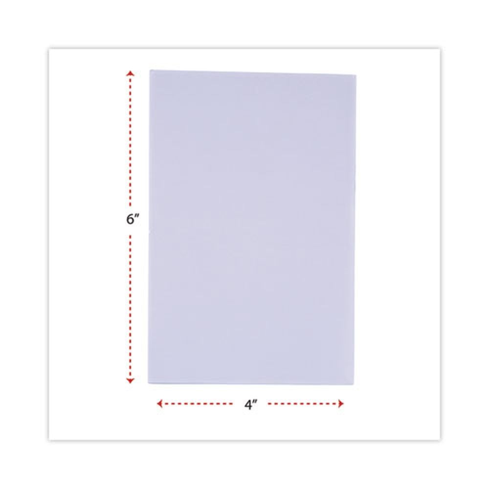 Universal 35624 4 in. x 6 in. Unruled Bulk Scratch Pads - White (120 ...